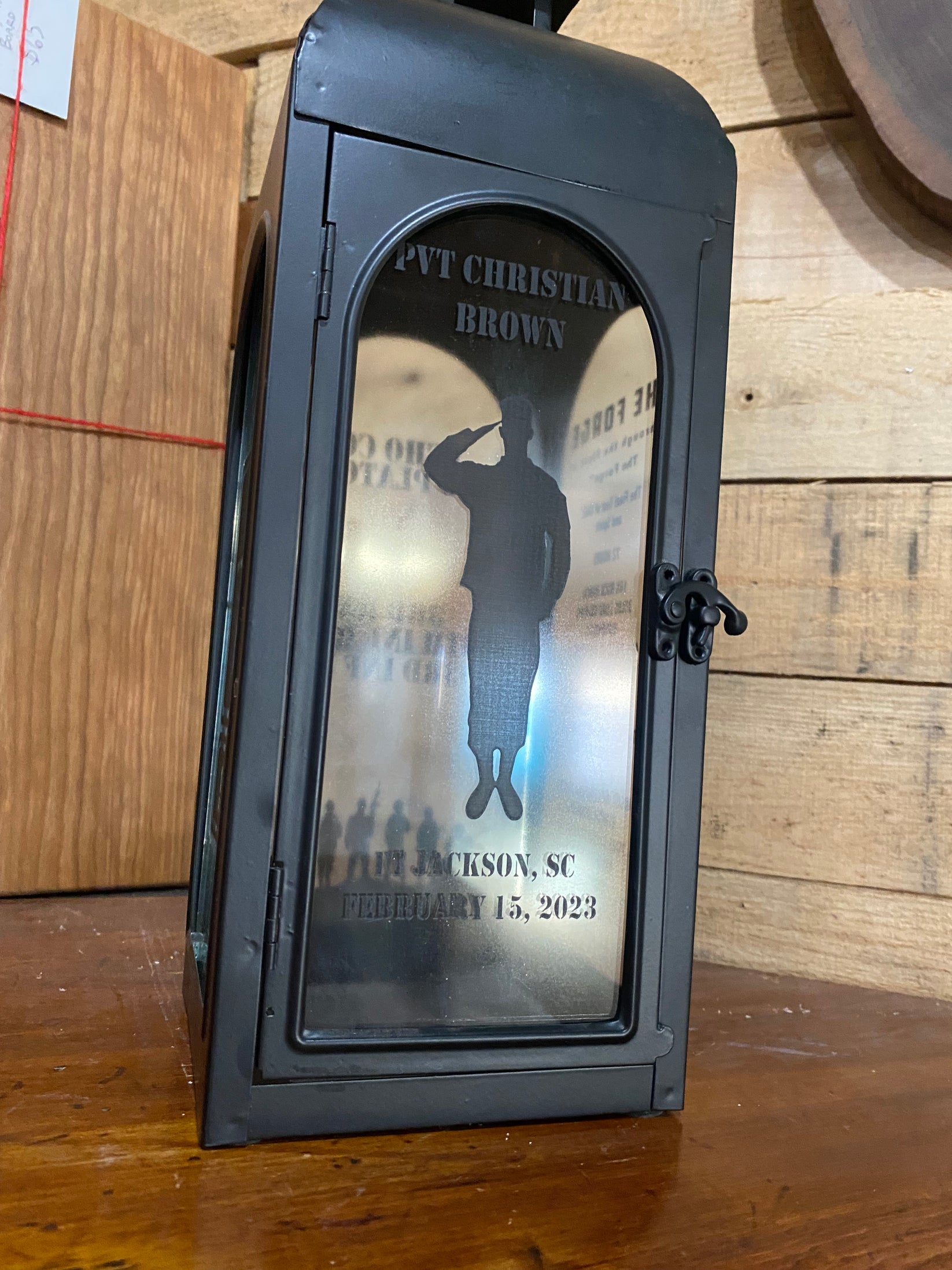 Customized Complete Forge Lantern – Honor Barn